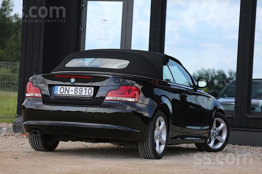 Black BMW 118 2011 in Tukums, with an engine capacity of 2.00 L and mileage of 220 thousand km for 6990 €, photo 3 on AUTOMOTO.COM.LV