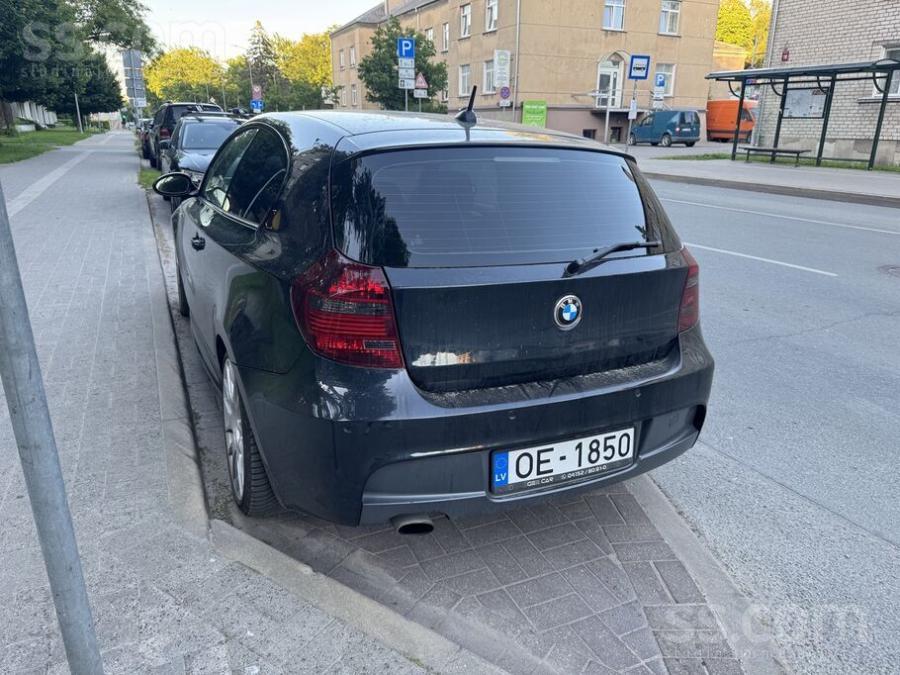 Черный БМВ 118 2007 в Елгава, объемом двигателя 2.00 л и пробегом 280 тыс. км за 5900 €, фото 3 на AUTOMOTO.COM.LV