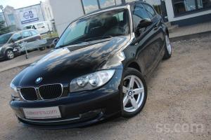 Black BMW 118 2009 in Tukums, with an engine capacity of 2.00 L and mileage of 208 thousand km for 4996 €, photo 3 on AUTOMOTO.COM.LV