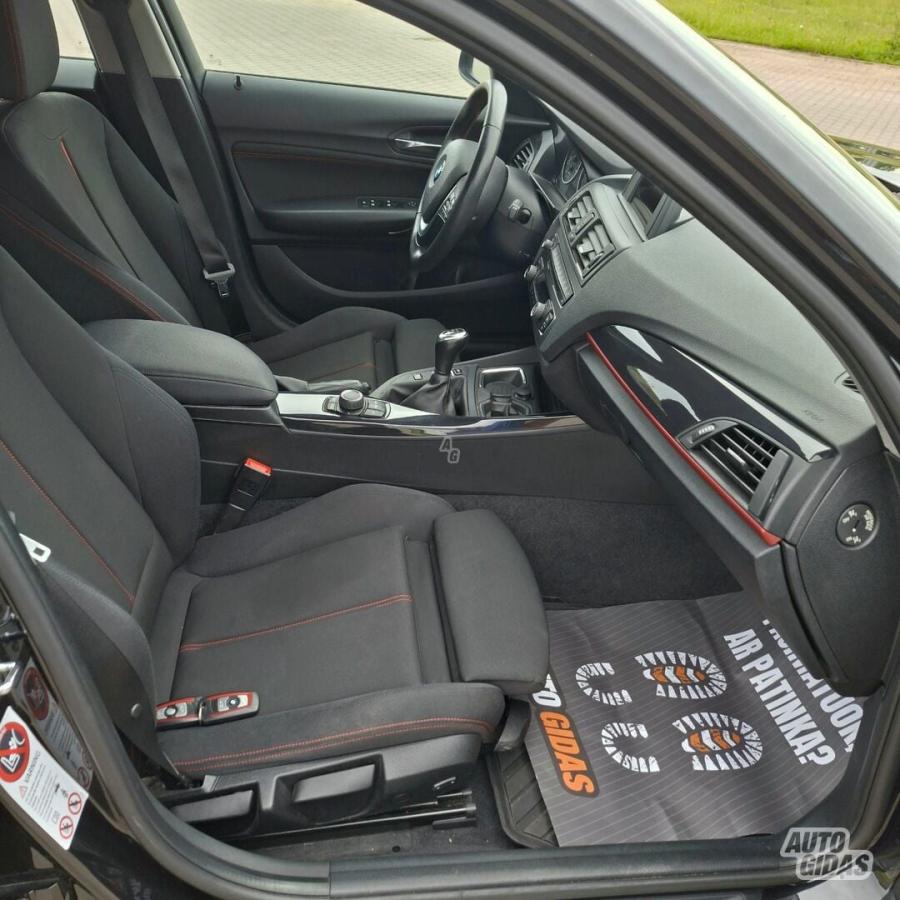 Melns BMW 118 2011 Kauņa, ar dzinēja tilpumu 2.00 L un nobraukumu 350 tūkst. km par 4800 €, foto 12 vietnē AUTOMOTO.COM.LV