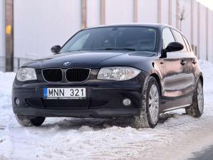 Black BMW 118 2004 in Vilnius, with an engine capacity of 2.00 L and mileage of 264 thousand km for 2500 €, photo 9 on AUTOMOTO.COM.LV