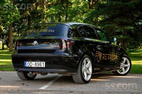 Black BMW 118 2004 in Jelgava, with an engine capacity of 2.00 L and mileage of 360 thousand km for 3290 €, photo 7 on AUTOMOTO.COM.LV