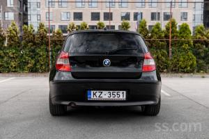 Black BMW 118 2005 in Riga, with an engine capacity of 2.00 L and mileage of 358 thousand km for 2150 €, photo 5 on AUTOMOTO.COM.LV