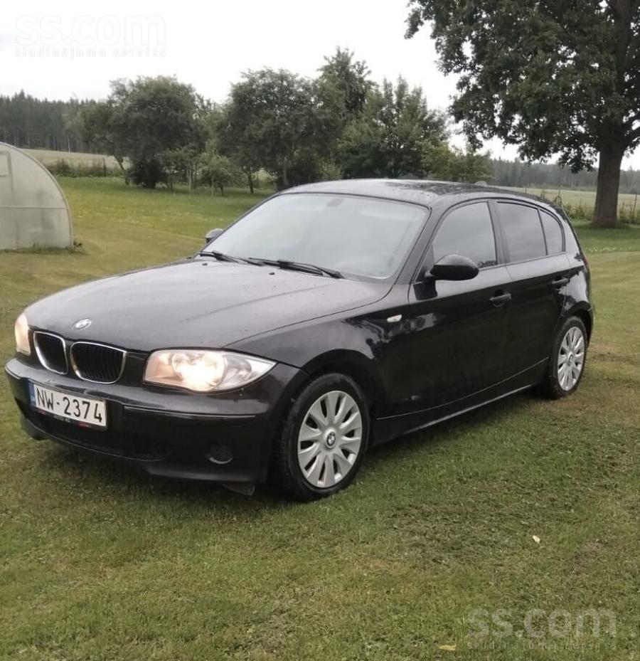 Melns BMW 118 2005 Valmiera, ar dzinēja tilpumu 2.00 L un nobraukumu 317 tūkst. km par 2700 €, foto 1 vietnē AUTOMOTO.COM.LV