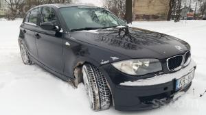 Black BMW 118 2005 in Riga, with an engine capacity of 2.00 L and mileage of 208 thousand km for 2400 €, photo  on AUTOMOTO.COM.LV