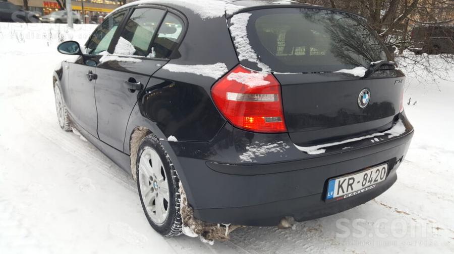 Melns BMW 118 2005 Rīga, ar dzinēja tilpumu 2.00 L un nobraukumu 208 tūkst. km par 2400 €, foto 7 vietnē AUTOMOTO.COM.LV