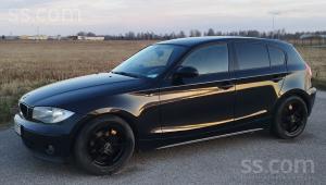 Black BMW 118 2005 in Riga, with an engine capacity of 2.00 L and mileage of 295 thousand km for 2600 €, photo  on AUTOMOTO.COM.LV