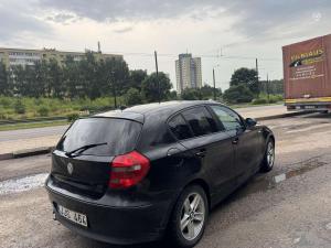 Black BMW 118 2005 in Vilnius, with an engine capacity of 2.00 L and mileage of 40 thousand km for 1350 €, photo 5 on AUTOMOTO.COM.LV