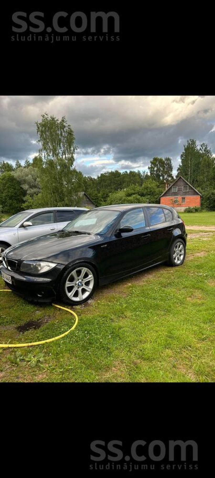 Black BMW 118 2005 in Gulbene, with an engine capacity of 2.00 L and mileage of 5 thousand km for 1200 €, photo 6 on AUTOMOTO.COM.LV