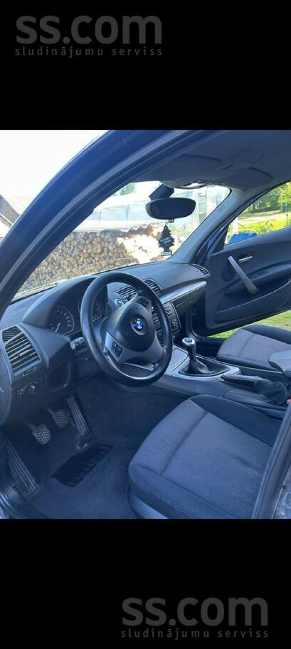 Black BMW 118 2005 in Gulbene, with an engine capacity of 2.00 L and mileage of 514 thousand km for 1150 €, photo 6 on AUTOMOTO.COM.LV