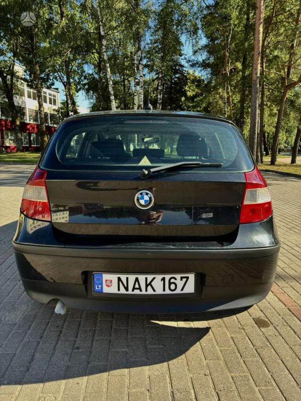Melns BMW 118 2005 Kazlų Rūda, ar dzinēja tilpumu 2.00 L un nobraukumu 276 tūkst. km par 2000 €, foto 6 vietnē AUTOMOTO.COM.LV