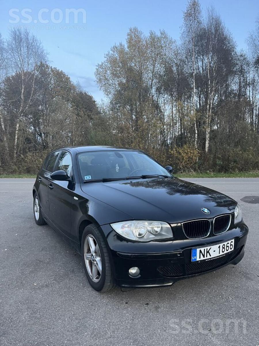 Black BMW 118 2005 in Limbazi, with an engine capacity of 2.00 L and mileage of 350 thousand km for 1700 €, photo 5 on AUTOMOTO.COM.LV