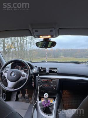 Black BMW 118 2005 in Limbazi, with an engine capacity of 2.00 L and mileage of 350 thousand km for 1700 €, photo 10 on AUTOMOTO.COM.LV