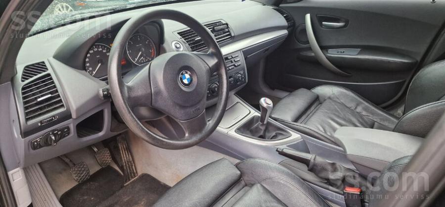 Melns BMW 118 2006 Valmiera, ar dzinēja tilpumu 2.00 L un nobraukumu 293 tūkst. km par 3800 €, foto 7 vietnē AUTOMOTO.COM.LV