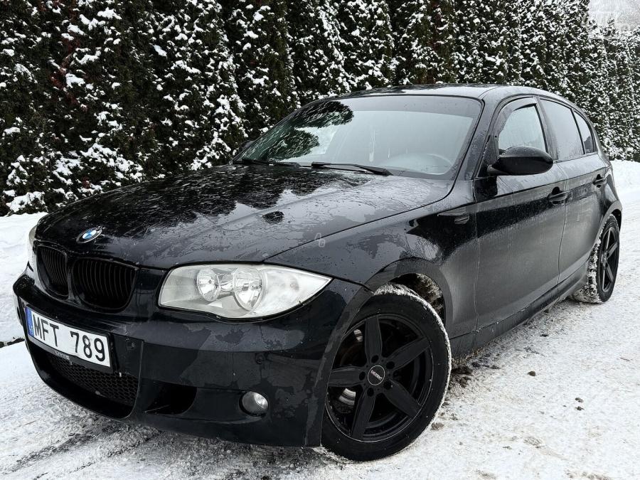 Melns BMW 118 2006 Kauņa, ar dzinēja tilpumu 2.00 L un nobraukumu 346 tūkst. km par 1800 €, foto 3 vietnē AUTOMOTO.COM.LV