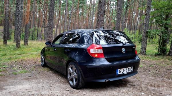 Black BMW 118 2007 in Riga, with an engine capacity of 2.00 L and mileage of 510 thousand km for 2200 €, photo 9 on AUTOMOTO.COM.LV