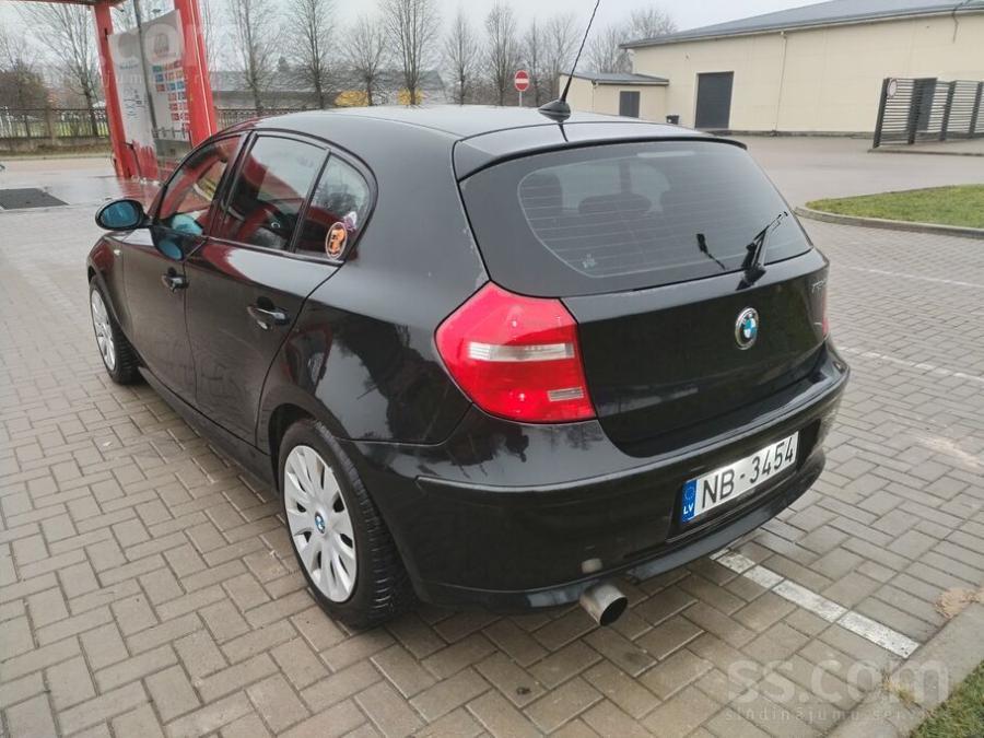 Melns BMW 118 2007 Saldus, ar dzinēja tilpumu 2.00 L un nobraukumu 373 tūkst. km par 2555 €, foto 2 vietnē AUTOMOTO.COM.LV