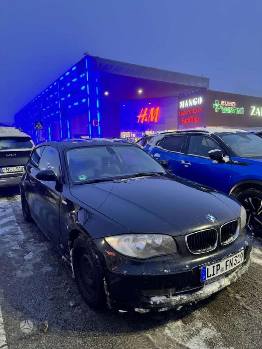 Melns BMW 118 2007 Klaipėda, ar dzinēja tilpumu 2.00 L un nobraukumu 376 tūkst. km par 3600 €, foto 2 vietnē AUTOMOTO.COM.LV