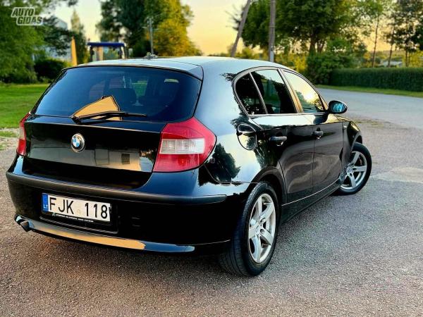 Black BMW 118 2007 in Kaunas, with an engine capacity of 2.00 L and mileage of 400 thousand km for 1600 €, photo 8 on AUTOMOTO.COM.LV