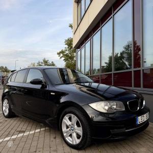 Black BMW 118 2007 in Kaisiadorys, with an engine capacity of 2.00 L and mileage of 318 thousand km for 2350 €, photo 17 on AUTOMOTO.COM.LV