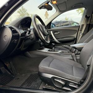 Black BMW 118 2007 in Kaisiadorys, with an engine capacity of 2.00 L and mileage of 318 thousand km for 2350 €, photo 21 on AUTOMOTO.COM.LV