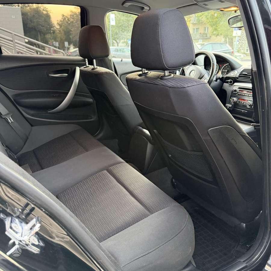 Black BMW 118 2007 in Kaisiadorys, with an engine capacity of 2.00 L and mileage of 318 thousand km for 2350 €, photo 27 on AUTOMOTO.COM.LV
