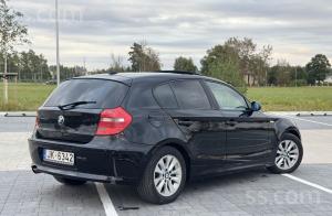 Black BMW 118 2007 in Riga, with an engine capacity of 2.00 L and mileage of 350 thousand km for 2990 €, photo 8 on AUTOMOTO.COM.LV