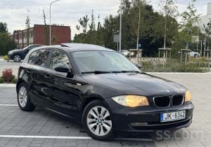 Black BMW 118 2007 in Riga, with an engine capacity of 2.00 L and mileage of 350 thousand km for 2990 €, photo 11 on AUTOMOTO.COM.LV