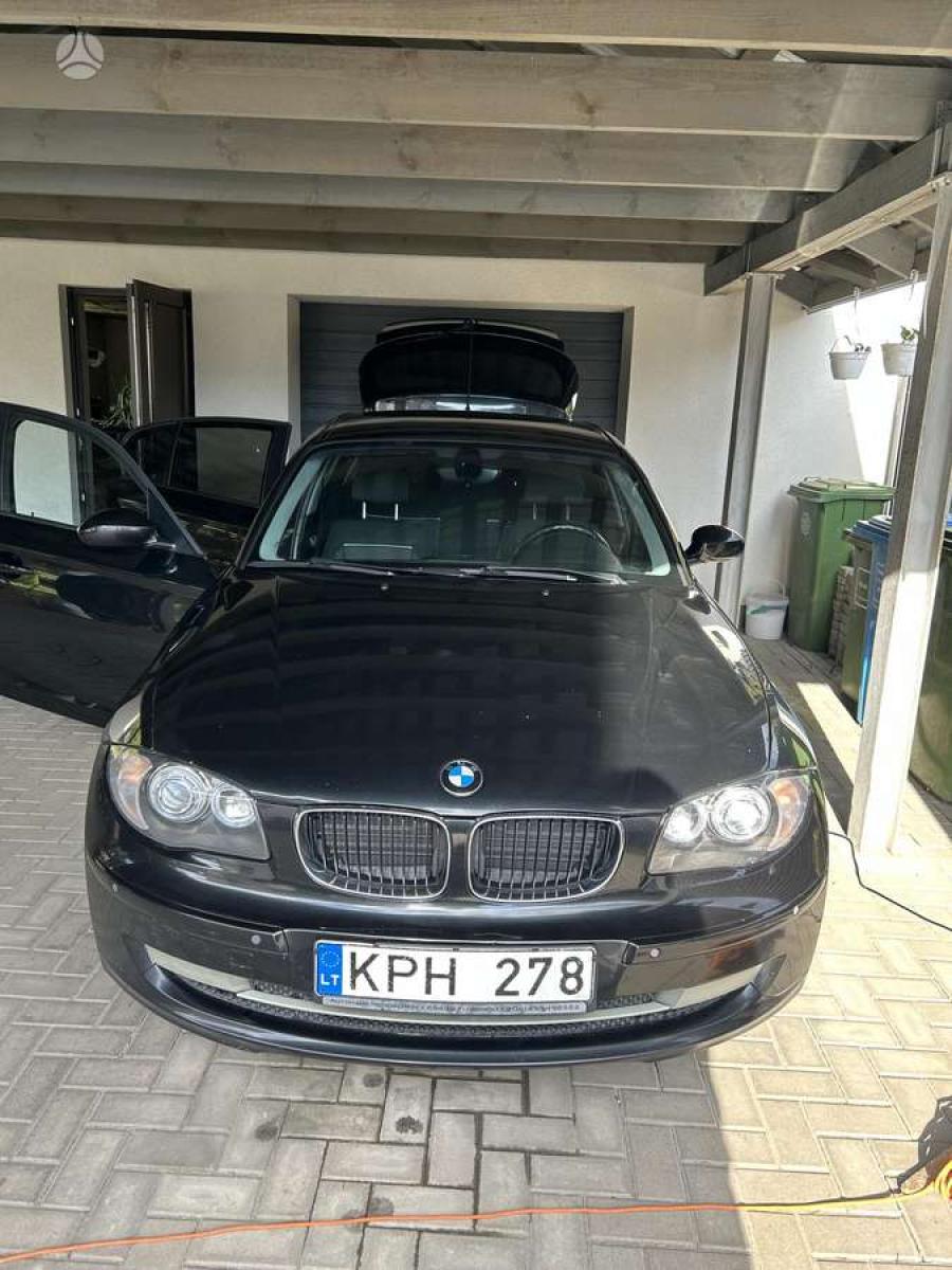 Melns BMW 118 2007 Kauņa, ar dzinēja tilpumu 2.00 L un nobraukumu 311 tūkst. km par 3200 €, foto 3 vietnē AUTOMOTO.COM.LV