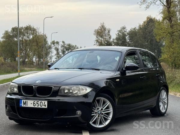 Black BMW 118 2007 in Jelgava, with an engine capacity of 2.00 L and mileage of 307 thousand km for 3850 €, photo 5 on AUTOMOTO.COM.LV