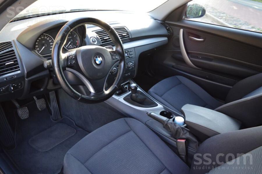 Melns BMW 118 2008 Liepāja, ar dzinēja tilpumu 2.00 L un nobraukumu 295 tūkst. km par 3500 €, foto 6 vietnē AUTOMOTO.COM.LV