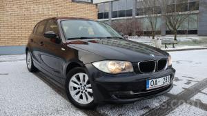 Black BMW 118 2008 in Riga, with an engine capacity of 2.00 L and mileage of 0 thousand km for 3490 €, photo 3 on AUTOMOTO.COM.LV