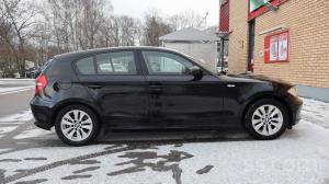 Black BMW 118 2008 in Riga, with an engine capacity of 2.00 L and mileage of 0 thousand km for 3490 €, photo 4 on AUTOMOTO.COM.LV