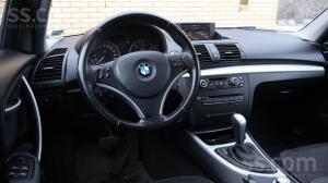Black BMW 118 2008 in Riga, with an engine capacity of 2.00 L and mileage of 0 thousand km for 3490 €, photo 9 on AUTOMOTO.COM.LV