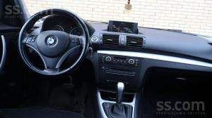 Black BMW 118 2008 in Riga, with an engine capacity of 2.00 L and mileage of 0 thousand km for 3490 €, photo 10 on AUTOMOTO.COM.LV