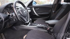 Black BMW 118 2008 in Riga, with an engine capacity of 2.00 L and mileage of 0 thousand km for 3490 €, photo 13 on AUTOMOTO.COM.LV
