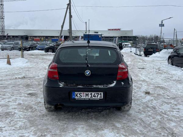Melns BMW 118 2008 Kauņa, ar dzinēja tilpumu 2.00 L un nobraukumu 276 tūkst. km par 3550 €, foto 5 vietnē AUTOMOTO.COM.LV