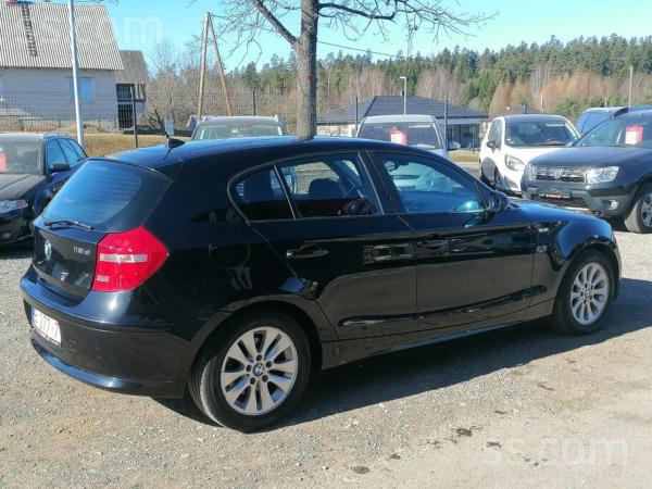 Melns BMW 118 2008 Valmiera, ar dzinēja tilpumu 2.00 L un nobraukumu 270 tūkst. km par 3450 €, foto 6 vietnē AUTOMOTO.COM.LV