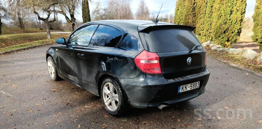 Melns BMW 118 2008 Daugavpils, ar dzinēja tilpumu 2.00 L un nobraukumu 345 tūkst. km par 3500 €, foto 4 vietnē AUTOMOTO.COM.LV