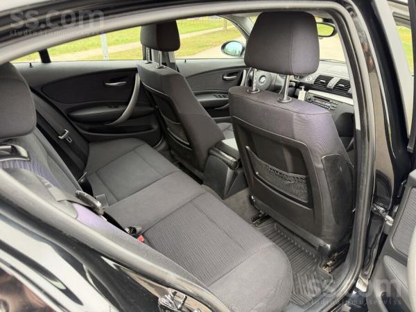 Черный БМВ 118 2008 в Тукумс, объемом двигателя 2.00 л и пробегом 252 тыс. км за 2400 €, фото 7 на AUTOMOTO.COM.LV
