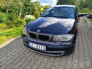 Melns BMW 118 2008 Rīga, ar dzinēja tilpumu 2.00 L un nobraukumu 346 tūkst. km par 2500 €, foto  vietnē AUTOMOTO.COM.LV