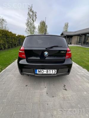 Melns BMW 118 2008 Rīga, ar dzinēja tilpumu 2.00 L un nobraukumu 318 tūkst. km par 4100 €, foto 6 vietnē AUTOMOTO.COM.LV