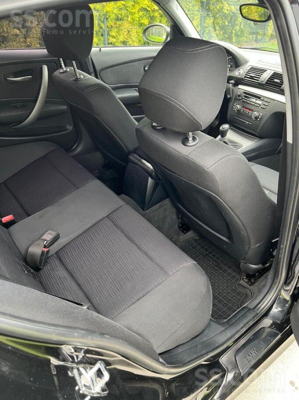 Melns BMW 118 2008 Rīga, ar dzinēja tilpumu 2.00 L un nobraukumu 318 tūkst. km par 4100 €, foto 10 vietnē AUTOMOTO.COM.LV