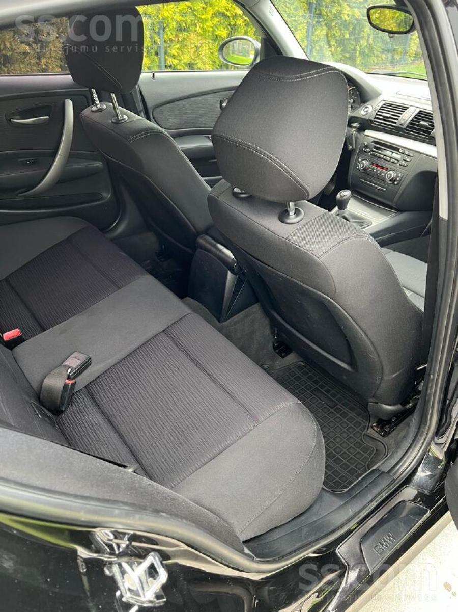 Melns BMW 118 2008 Rīga, ar dzinēja tilpumu 2.00 L un nobraukumu 318 tūkst. km par 4100 €, foto 11 vietnē AUTOMOTO.COM.LV