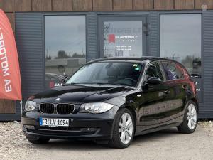 Melns BMW 118 2008 Viļņa, ar dzinēja tilpumu 2.00 L un nobraukumu 248 tūkst. km par 3650 €, foto  vietnē AUTOMOTO.COM.LV