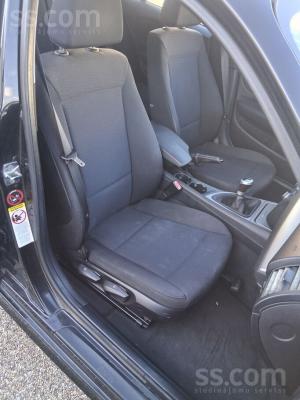 Black BMW 118 2008 in Jekabpils, with an engine capacity of 2.00 L and mileage of 283 thousand km for 2200 €, photo 9 on AUTOMOTO.COM.LV