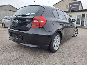 Black BMW 118 2008 in Talsi, with an engine capacity of 2.00 L and mileage of 261 thousand km for 3900 €, photo 5 on AUTOMOTO.COM.LV