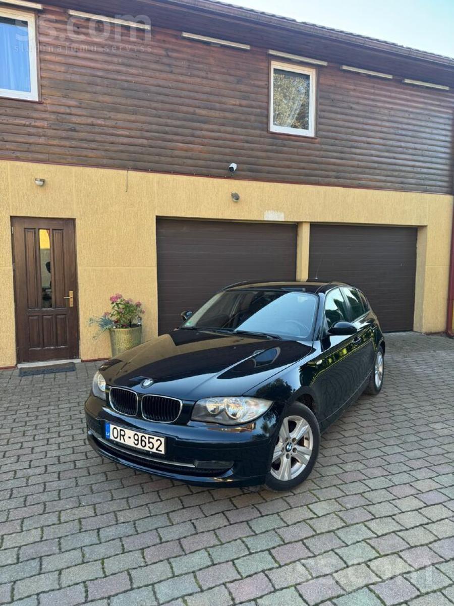 Melns BMW 118 2008 Talsi, ar dzinēja tilpumu 2.00 L un nobraukumu 209 tūkst. km par 4400 €, foto 1 vietnē AUTOMOTO.COM.LV