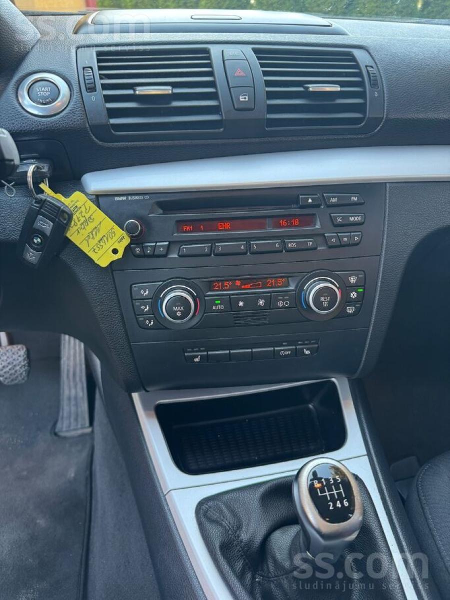 Melns BMW 118 2008 Talsi, ar dzinēja tilpumu 2.00 L un nobraukumu 209 tūkst. km par 4400 €, foto 8 vietnē AUTOMOTO.COM.LV
