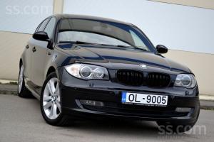 Black BMW 118 2009 in Tukums, with an engine capacity of 2.00 L and mileage of 266 thousand km for 6290 €, photo 3 on AUTOMOTO.COM.LV